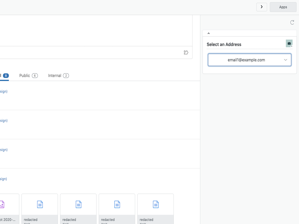 Select an Address App Integration with Zendesk Support